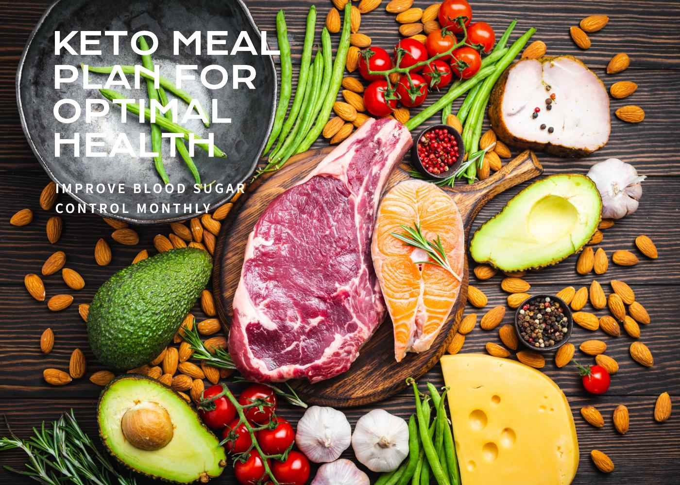 A Keto Monthly Meal Plan for Improved Blood Sugar Control